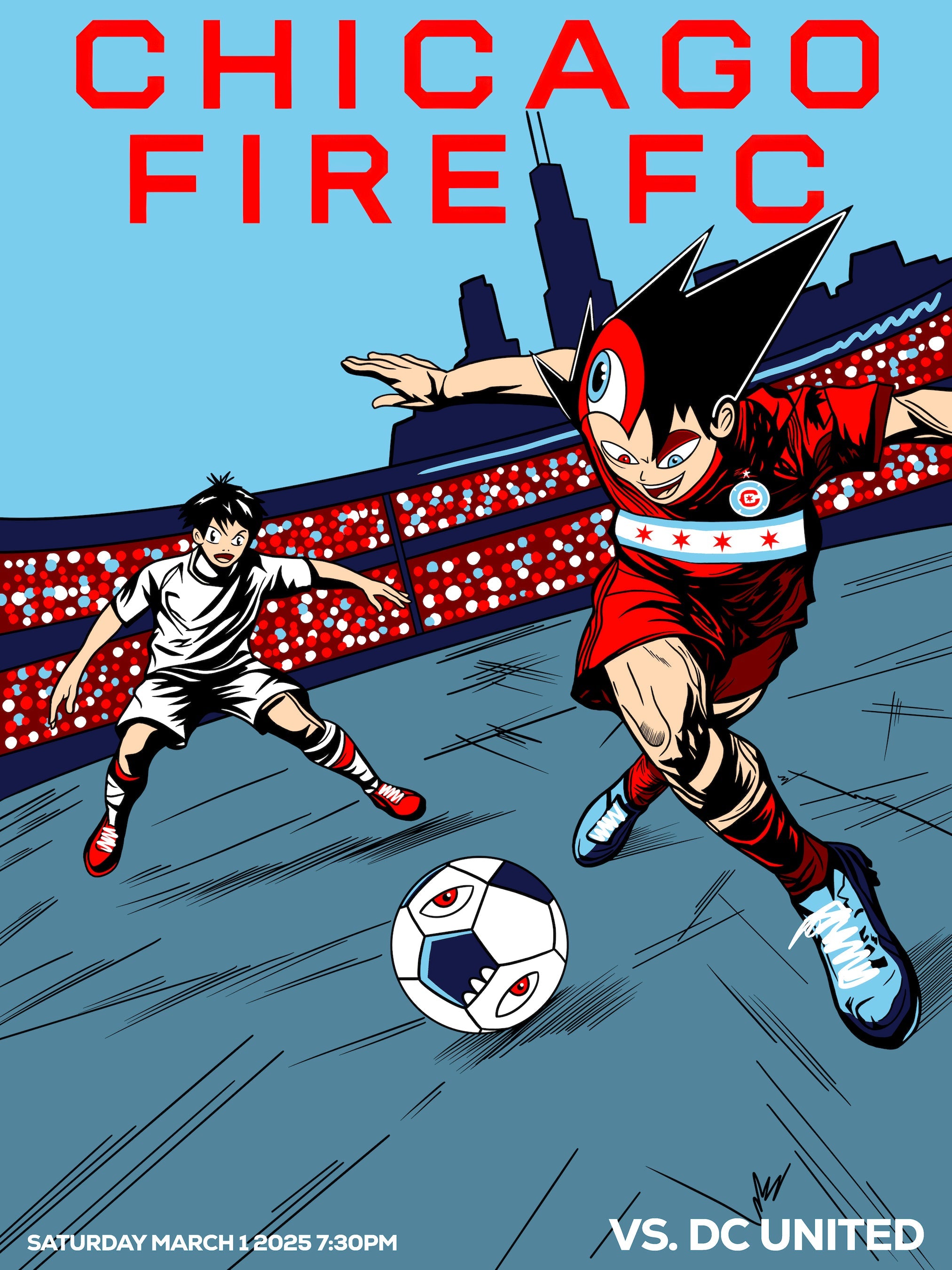 2025 Chicago Fire Poster Series – ALL STAR PRESS