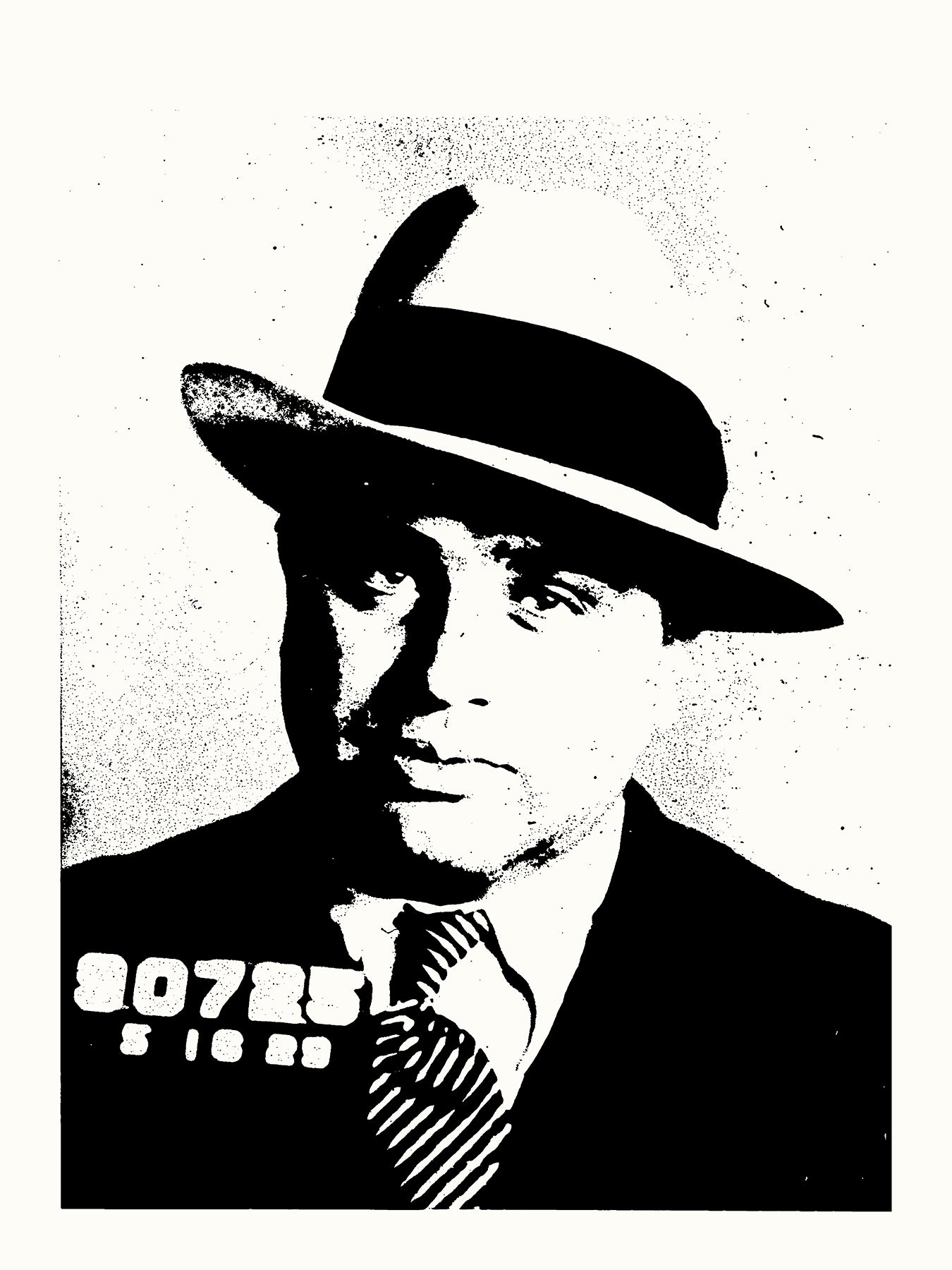 Al Capone Holding A Gun